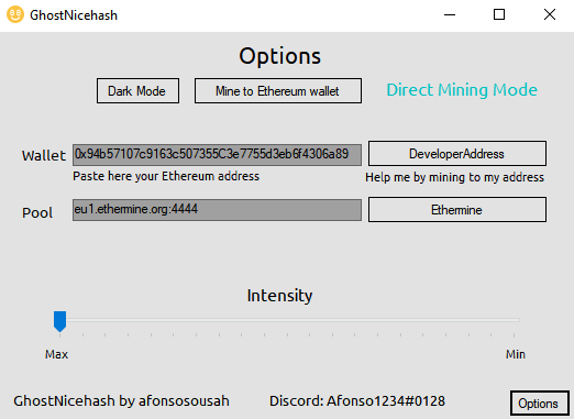 GitHub - afonsosousah/ghostnicehash: Mining on restricted environments ...